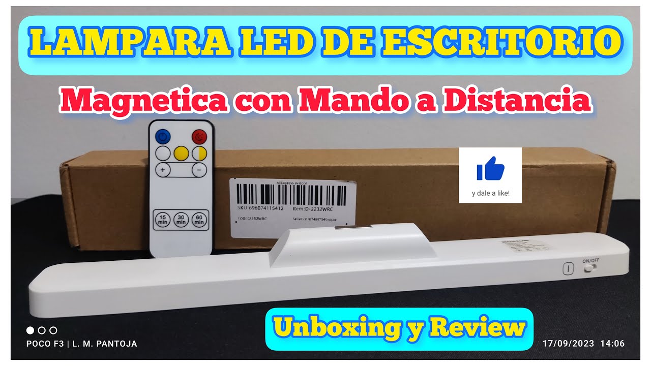 LAMPARA LED DE ESCRITORIO 