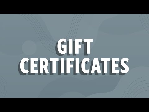 Online Gift Cards and Gift Certificates Feature - Shift4Shop