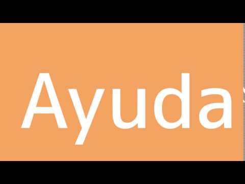 How to say Help in Spanish