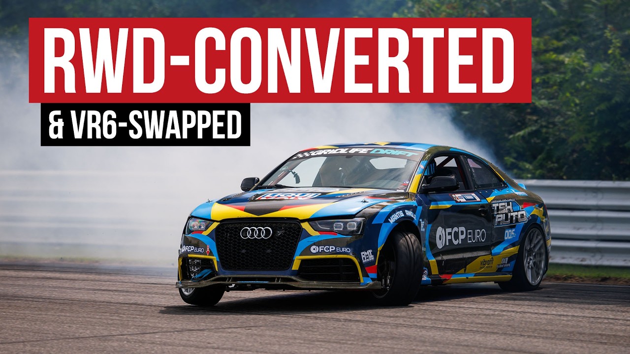 Ukrainian Man Builds One of the World's Few Drift Spec Audis ...