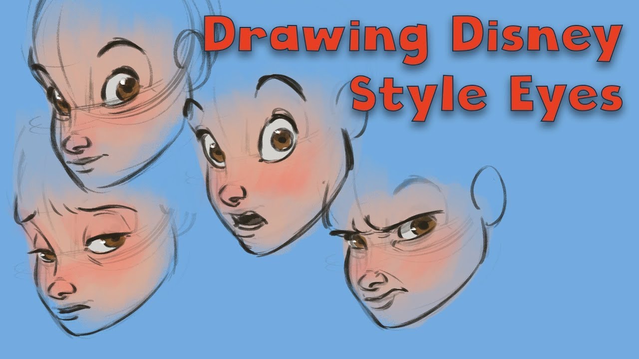 Drawing Disney Style Eyes