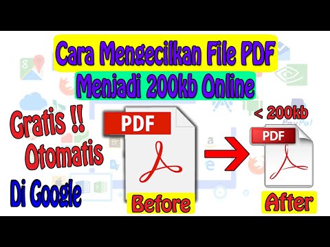 Cara Mengecilkan File PDF Menjadi Kurang Dari 200kb Online Tanpa Aplikasi