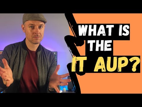 IT Policies and Procedures you need!! The IT ACCEPTABLE USE POLICY [ICT AUP]