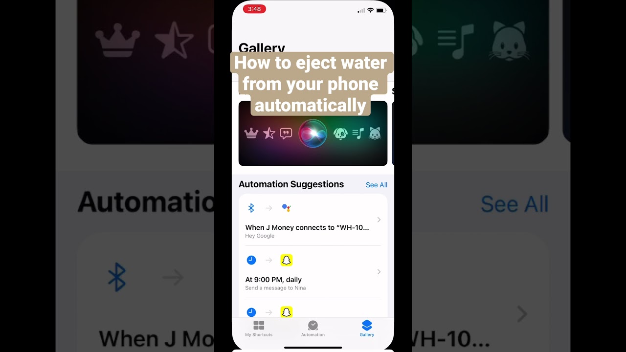 How to automatically eject water from your iPhone