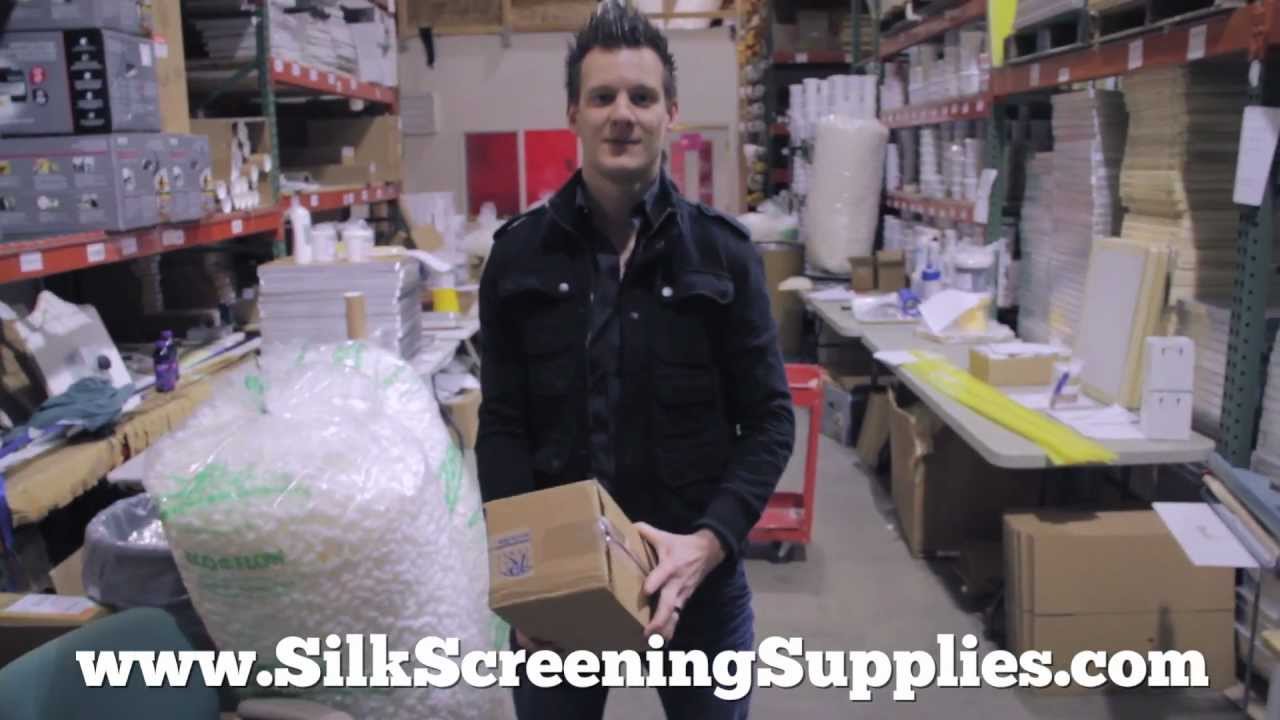New Screen Printing Supplies Packaging from Ryonet w/ Drop Test