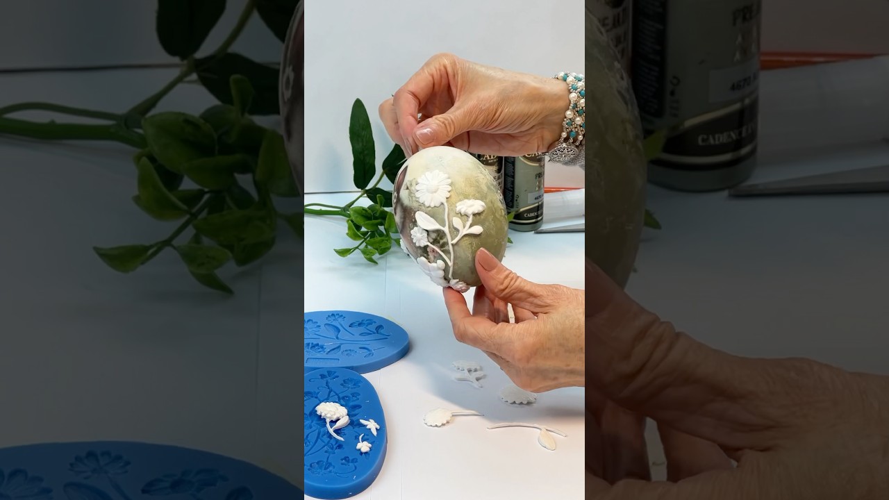 Easter Eggs Flexible Decor Silicone Molds Crafts #crafts #diycrafts #handmade #clay #airdryclay