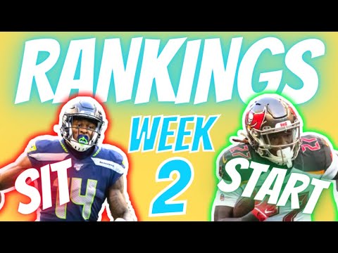 Week 2 Fantasy Football Rankings & Must Starts
