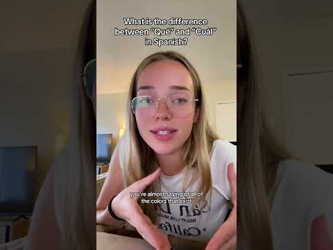 How to use cuál vs qué in Spanish