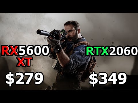 RX 5600 XT vs RTX 2060 in 1080p,1440p and 2160p