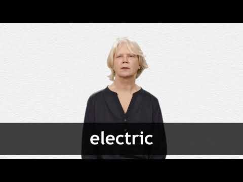 How to pronounce ELECTRIC in American English