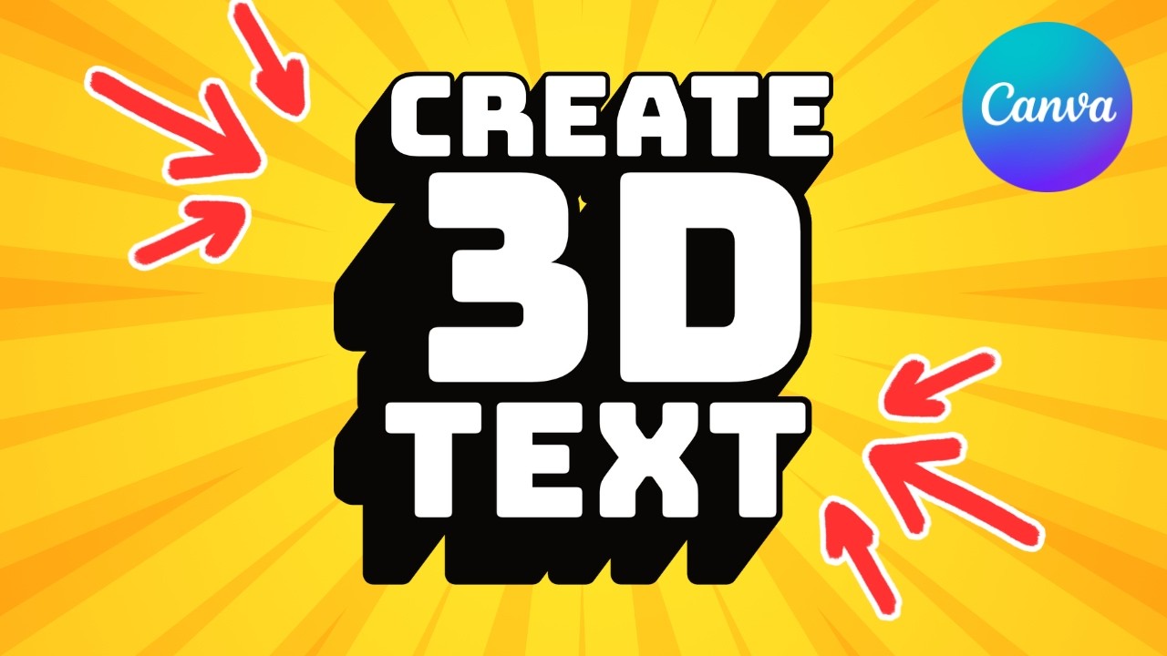 Create Stunning 3D Text in Canva – Quick and Easy Tutorial!