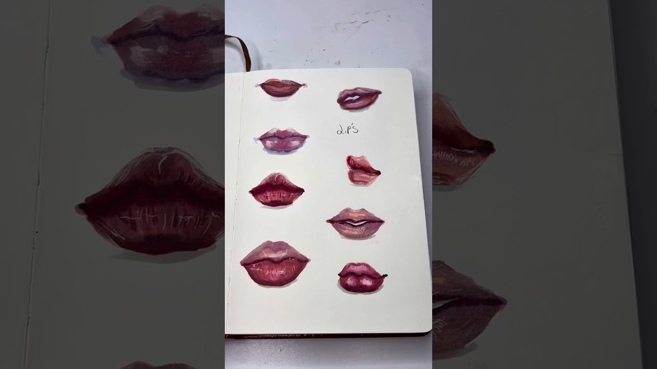 How to draw lips! 👄 #art #face #lips #drawing #artwork #tutorial #howtodraw #draws  #calm #sketch