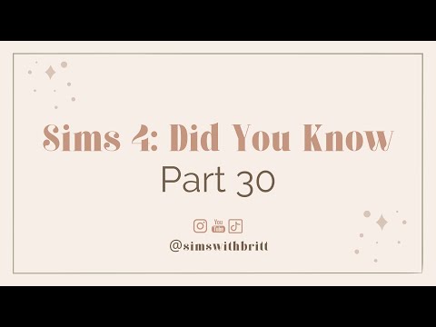 Sims 4: Did You Know? Part 30 | Career As A Villain | #shorts #sims4 #tutorial