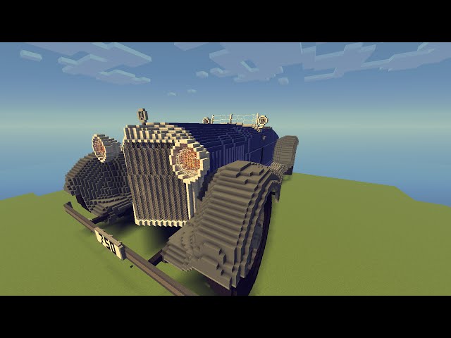 Mercedes Benz 500k Cabrio Minecraft Map