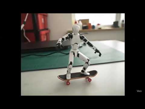 Robot go skateboarding ..