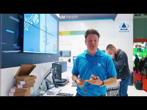 Adder at ISE 2018: ADDERLink INFINITY 100T zero-U KVM