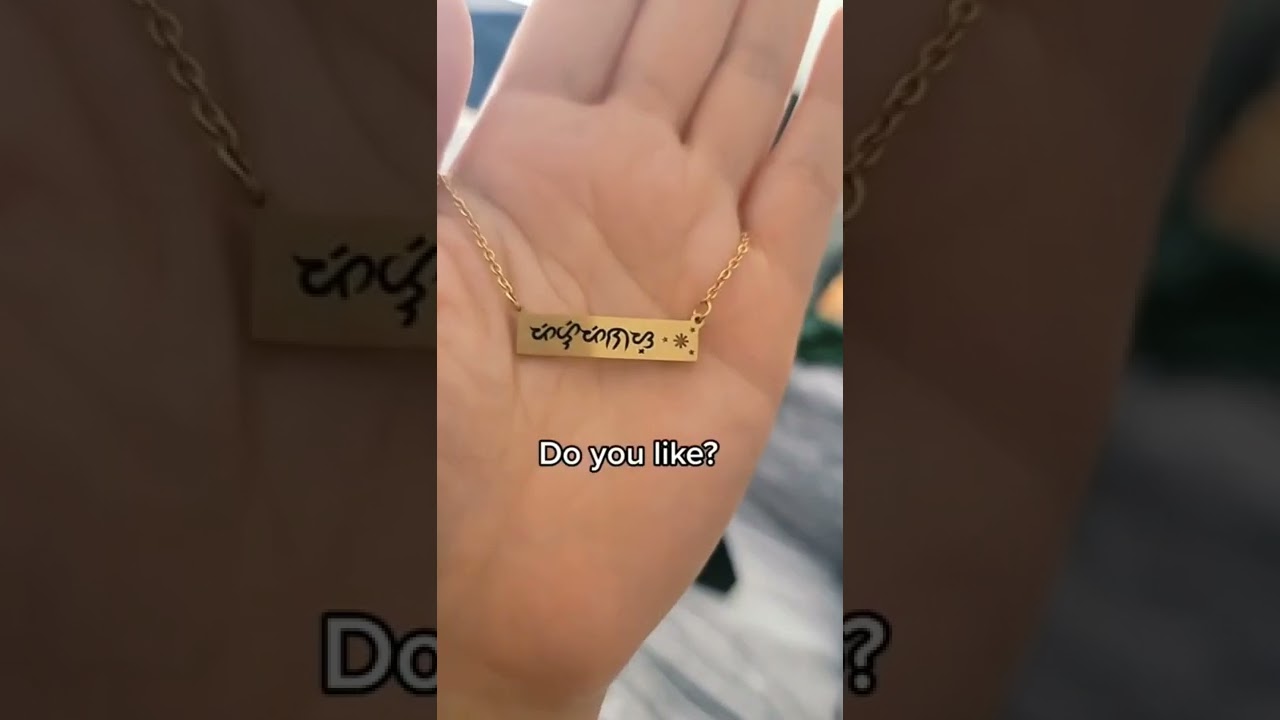 New Baybayin font for engraving Filipino jewelry #shorts