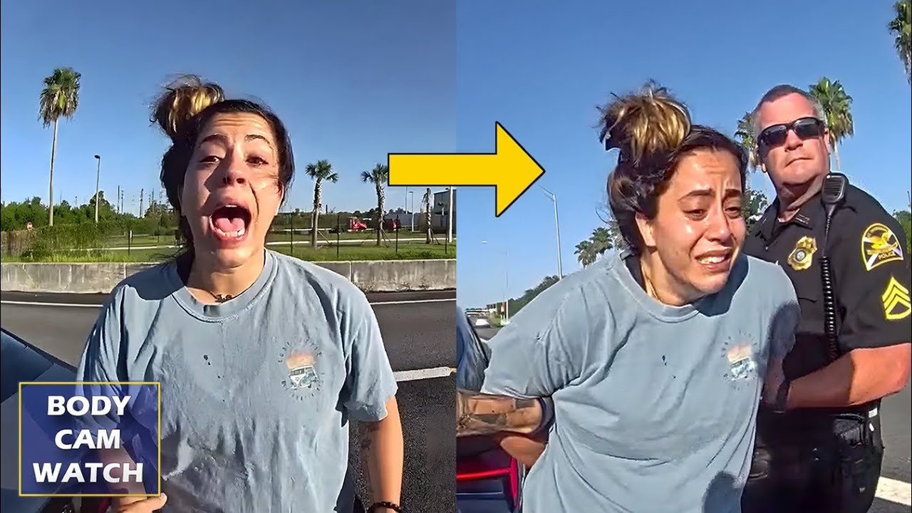 How Officers React to a Speeding Woman Refusing to Sign the Citations