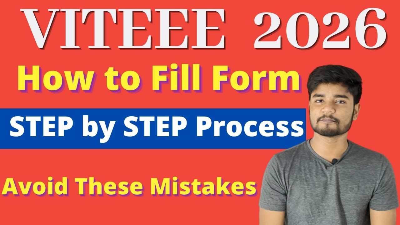 VITEEE 2026 Application Form Filling Step by Step Process - #viteee #viteee2026 #vitvellore