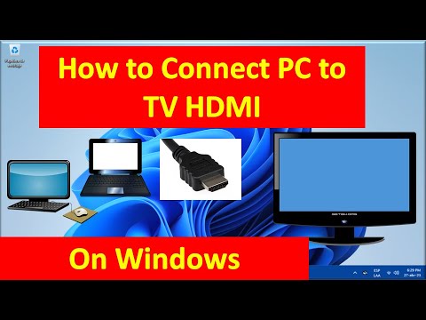 How to Connect PC to TV HDMI
