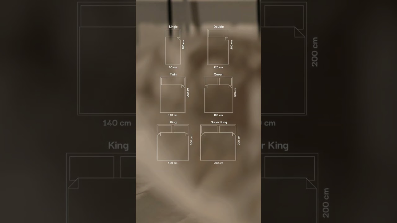 Mattress sizes. Save it! 🤍