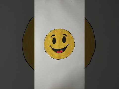 Smiley Face Drawing #smiley #drawing #fazart