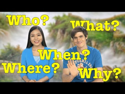 Who, What, Where, When, Why in Chinese! | Learn Chinese Now