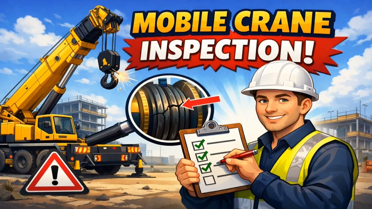 Mobile Crane Inspection Checklist | Documents Required | Role Of Safety Officer 