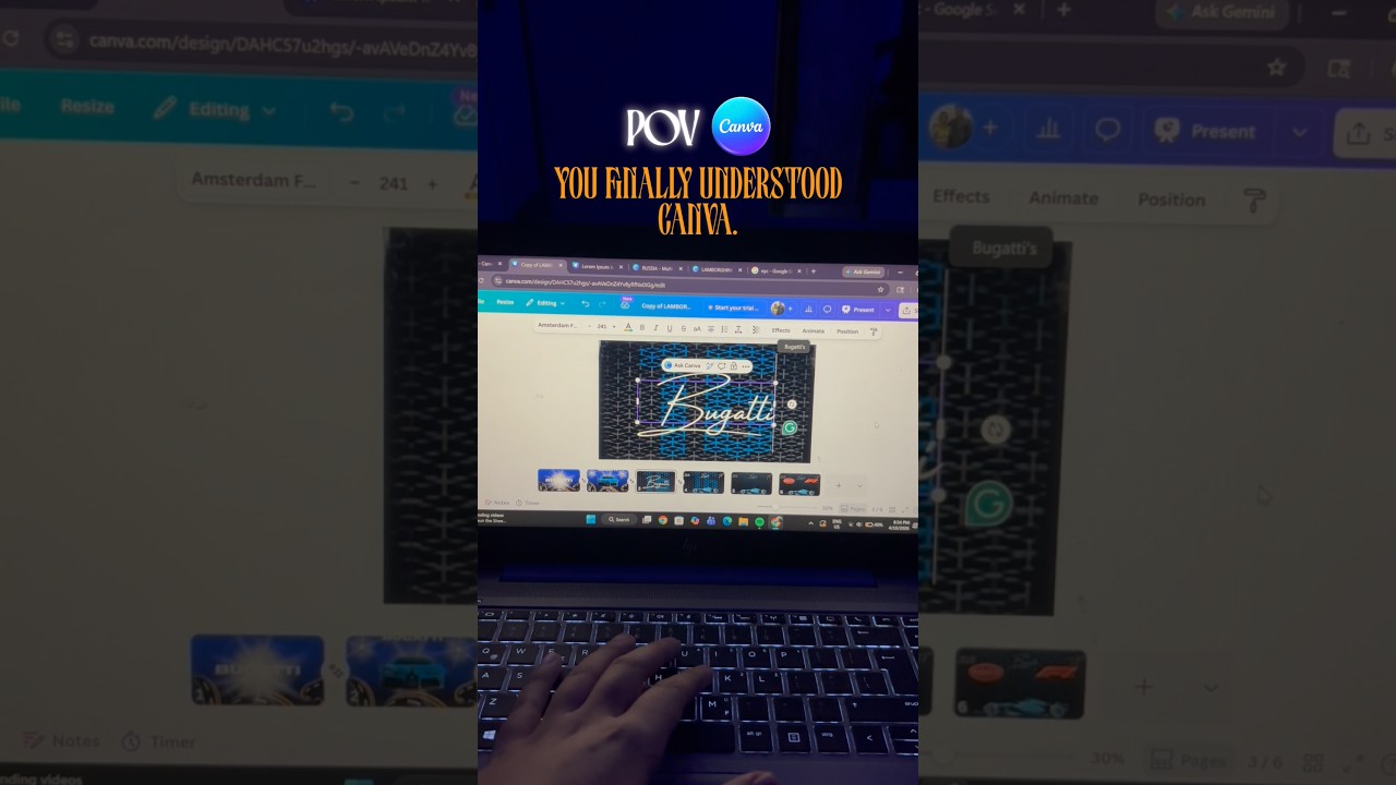 Present like a PRO!! 😎❤️ #canva #ppt #canvatutorial #freelance #caredits #template #powerpoint