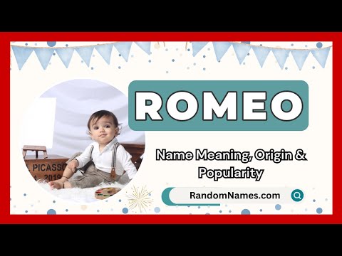 Romeo - Baby Boy Name Meaning, Origin & Popularity - RandomNames.com