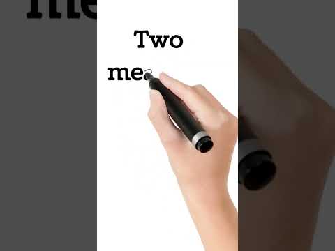 Two meaning in hindi|| two ko hindi mein kya kahte hain||english #shorts