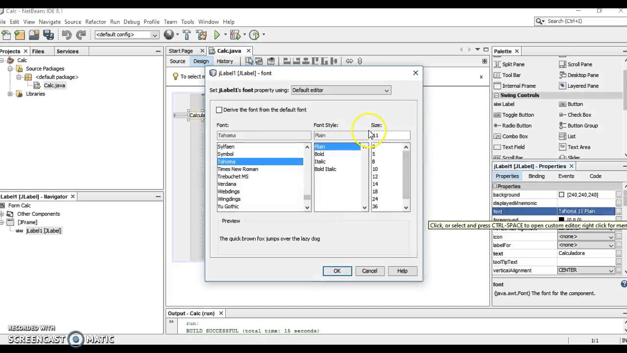 26. Mi primer GUI. Calculadora grafica Java I.