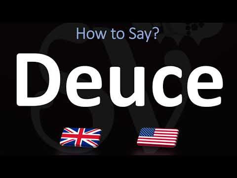 How to Pronounce Deuce? (2 WAYS!) UK/British Vs US/American English Pronunciation