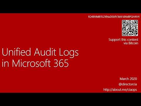 Unified Audit Logs in Microsoft 365 – CIAOPS