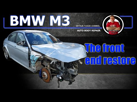 Watch This BMW M3 Go From Wrecked to Rebuilt in Just 10 Minutes