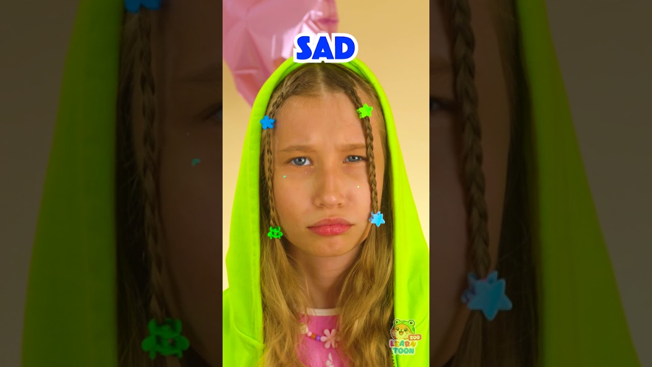 Emotions Explained in a SUPER FUN Way! 😍😤🤣 #kids #shorts #learning