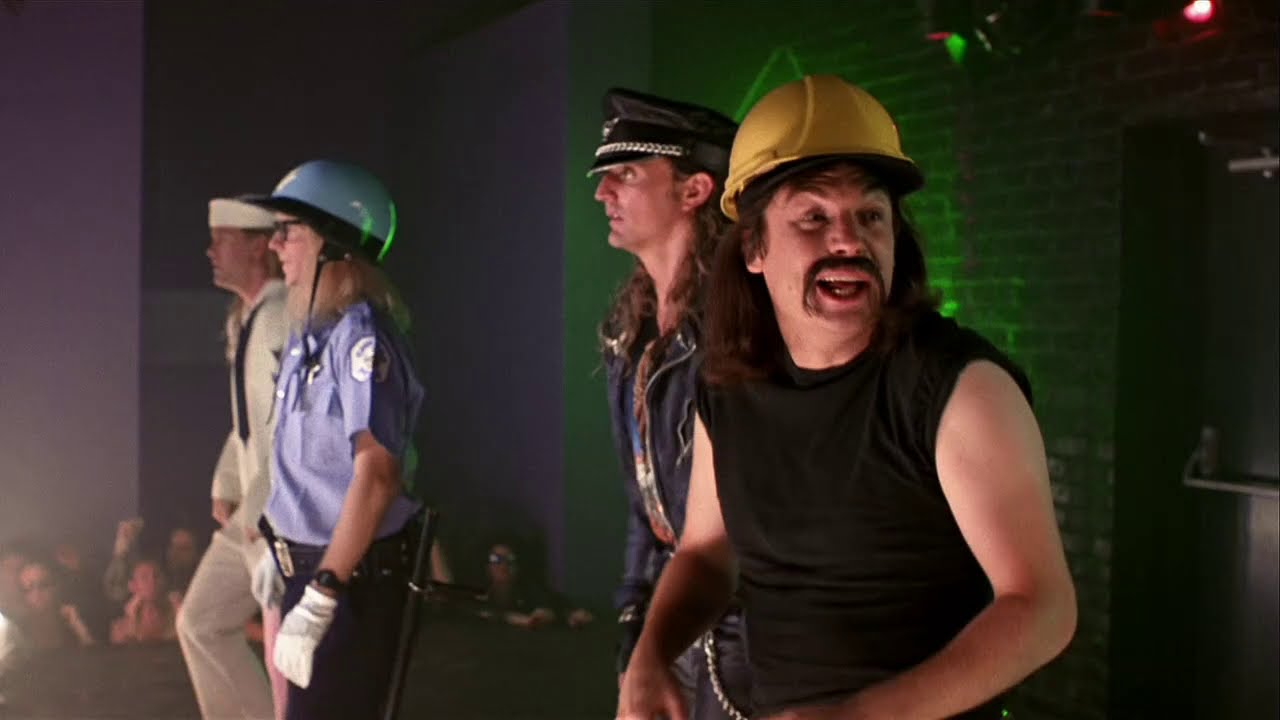 Macho Men Gay Bar Scene - Wayne's World 2