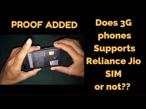 Does 3G phones Supports Reliance Jio SIM or not?? Find the answer in this Video with full proof