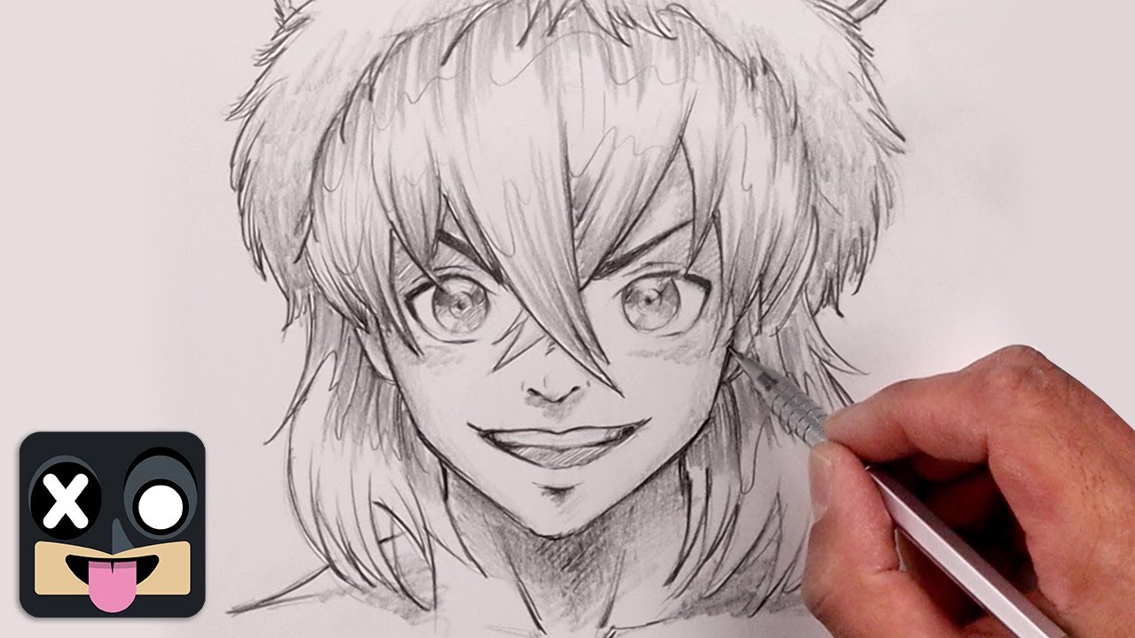 How To Draw Inosuke Hashibira | Demon Slayer Step by Step Sketch Tutorial