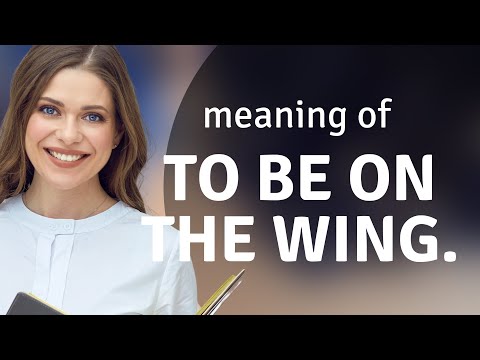 Unfolding the Meaning of "To Be On the Wing"