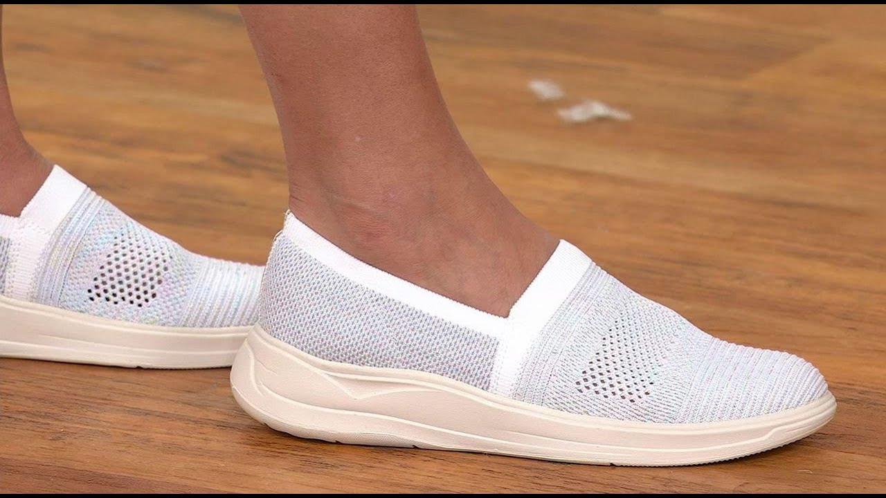 BZees Tribute Knit Machine Washable Slip-On Shoe