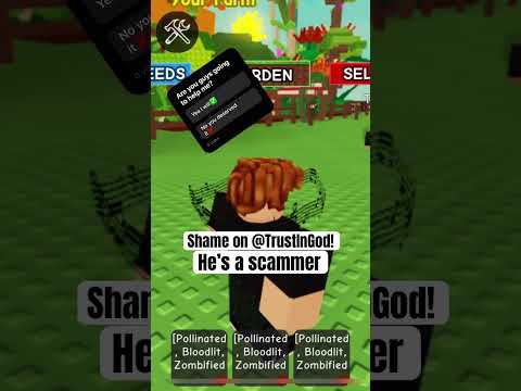 I got scammed ๐ข๐ญ๐ฅ๐ฟ#growagarden #scammer #help #fyp