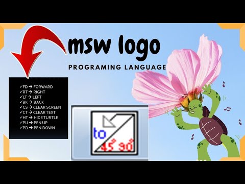 how to use msw logo in english || msw logo commands with example || msw tutorial for school students