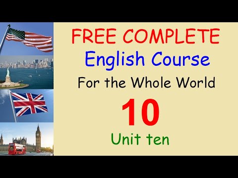 Colloquial Expressions of Everyday Life - Lesson 10 - FREE and COMPLETE English Course for the World