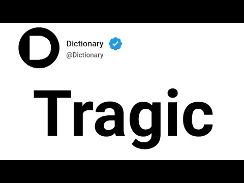 Tragic Meaning In English