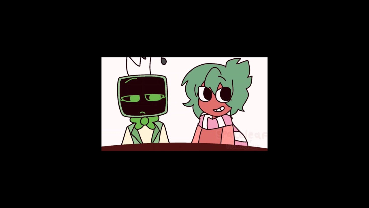 Sprout and Vee teasing to each other! #dandysworld #animation #shorts