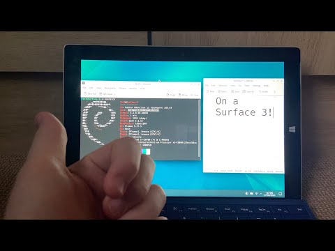 Installing LINUX on a SURFACE 3!