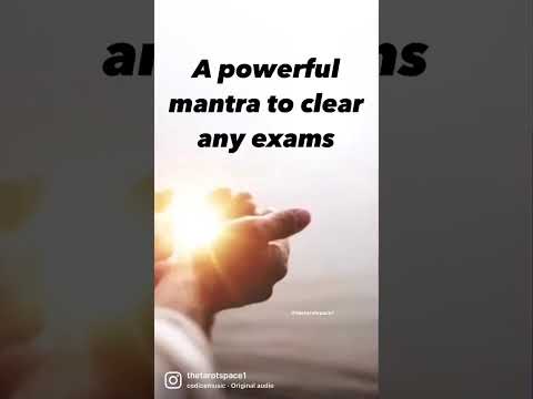 ⚠️Very powerful mantra ⚠️| This mantra will help you clear your exams 🪄 | #manifestation