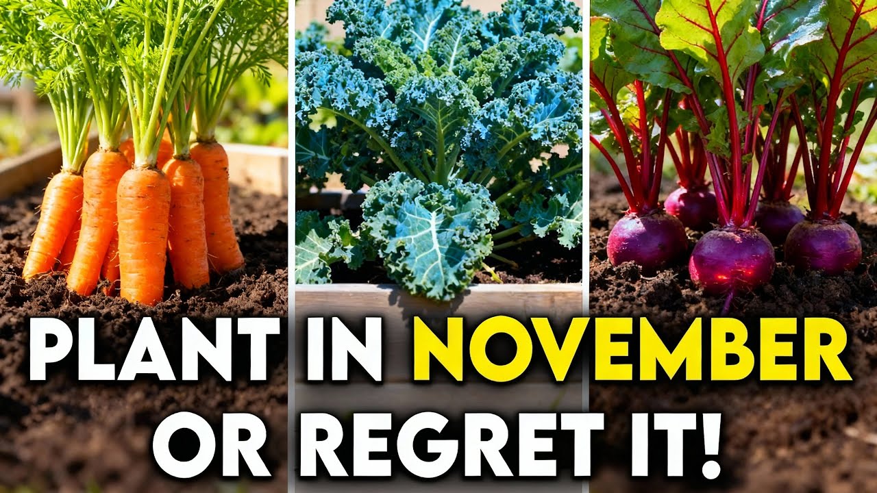 30 Crops You Should Plant in November for HUGE Harvests!