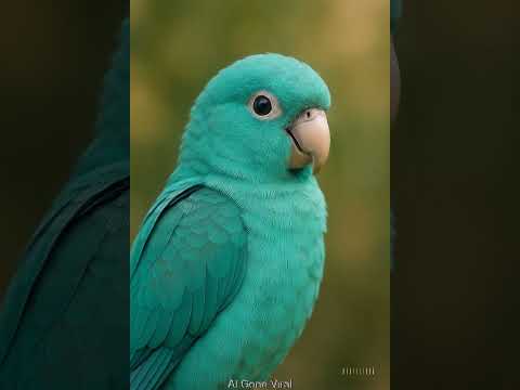 Sora AI Magic: Turquoise Parrot Serenity 🦜